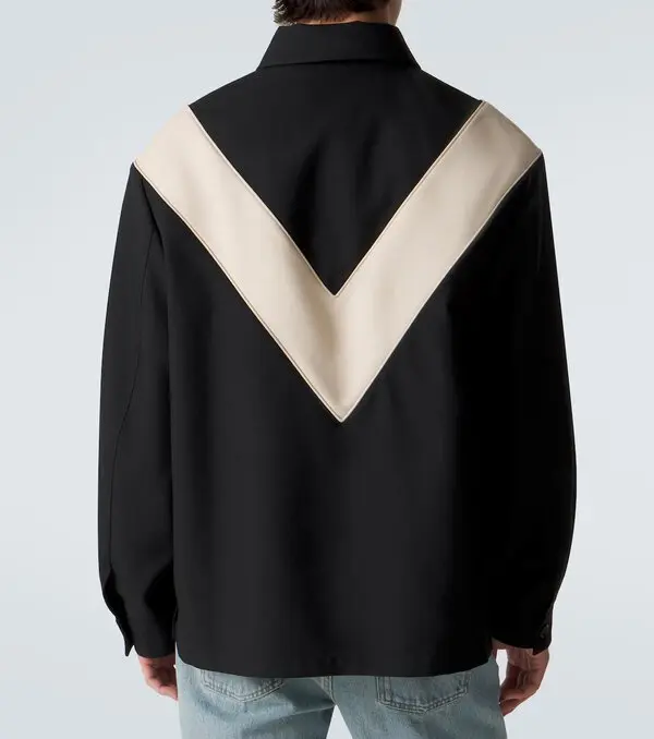 Valentino Garavani Vlogo Gabardine Jacket