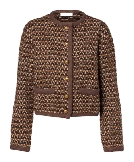 Altuzarra Conroy Tweed Jacket - Brown