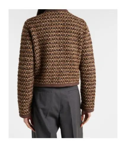 Altuzarra Conroy Tweed Jacket - Brown