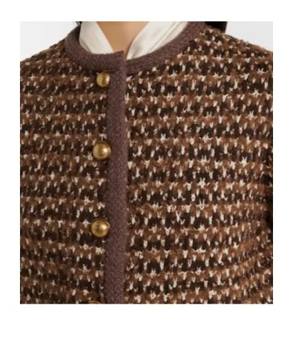 Altuzarra Conroy Tweed Jacket - Brown