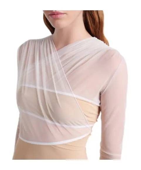 NENSI DOJAKA Sheer Bodysuit