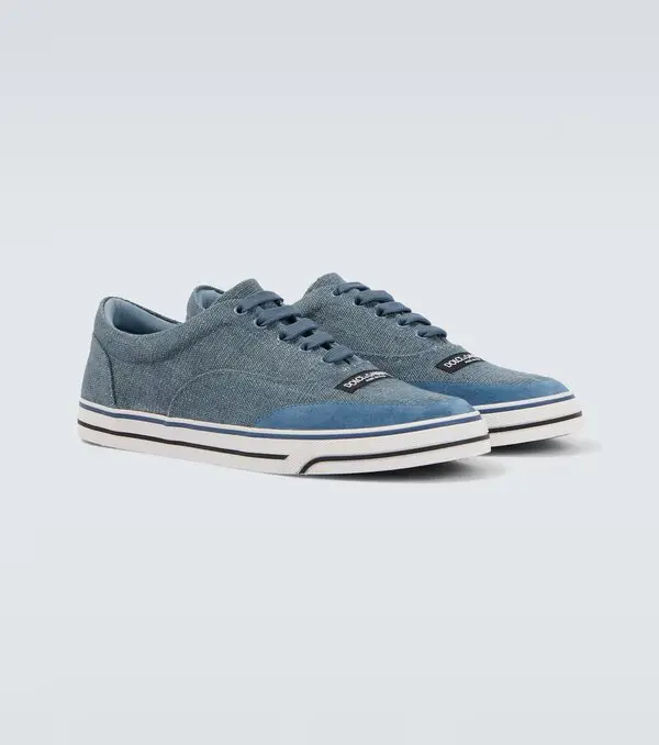Dolce & Gabbana Suede-trimmed Sneakers