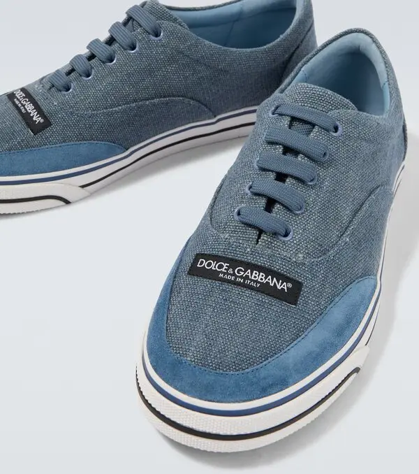 Dolce & Gabbana Suede-trimmed Sneakers