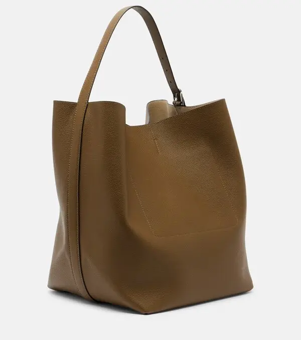 TOTEME Large Leather Tote Bag