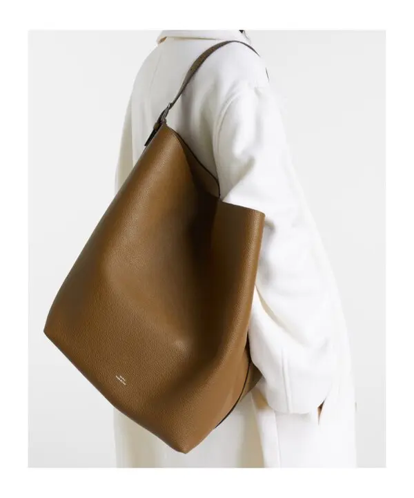 TOTEME Large Leather Tote Bag