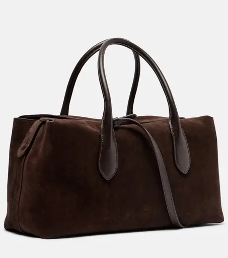 Polo Ralph Lauren Solid Color Suede Shoulder Bag
