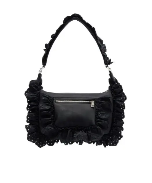 Simone Rocha Practical Zip Shoulder Bag - Black