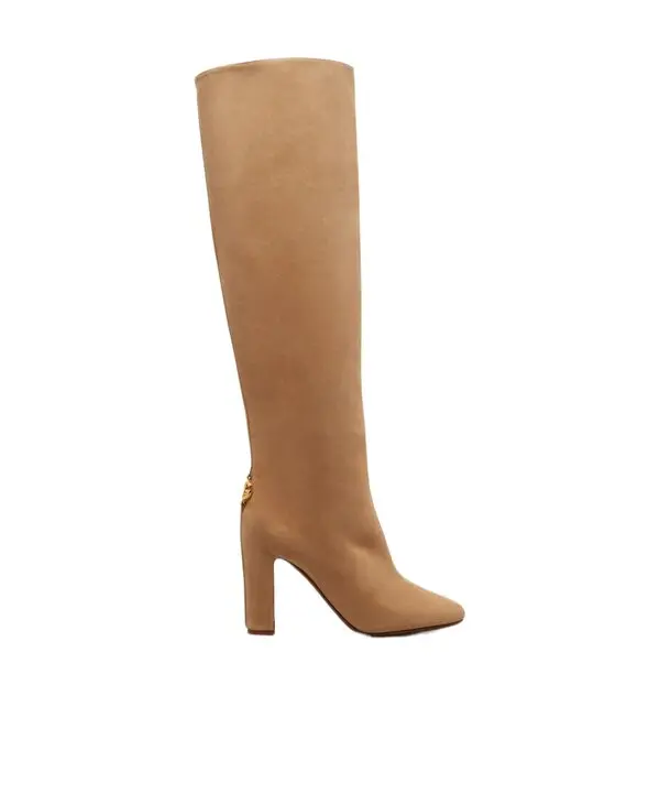 Dolce & Gabbana Suede Over-the-knee Boots - Beige