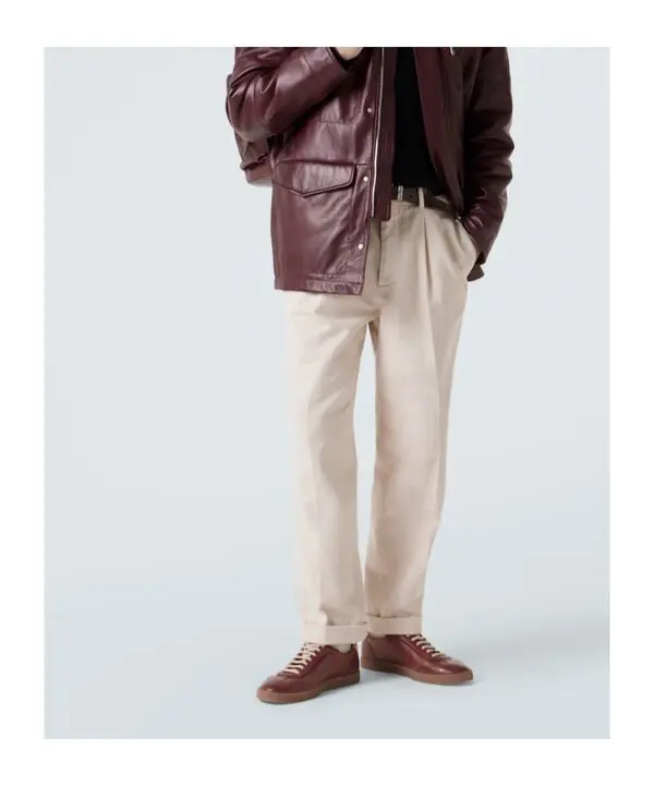 Brunello Cucinelli Leather Sneakers