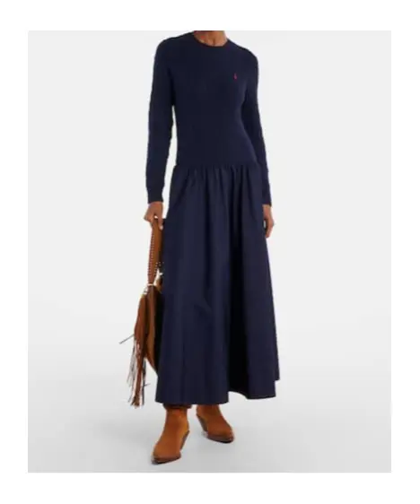 Polo Ralph Lauren Cable-knit Maxi Dress