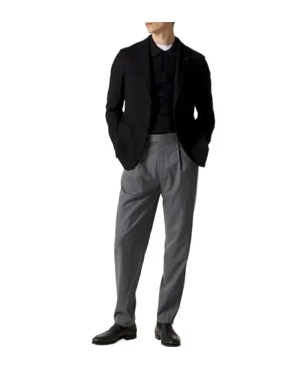 LARDINI Solid Cotton Blazer