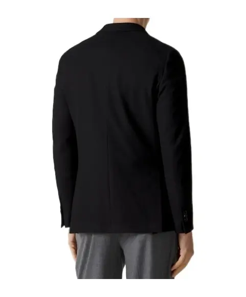 LARDINI Solid Cotton Blazer