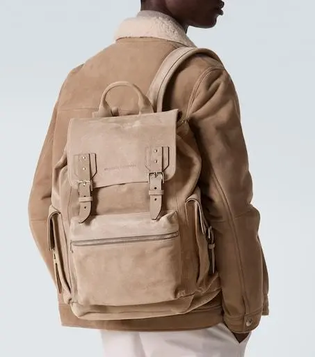 Brunello Cucinelli Suede Backpack
