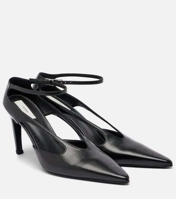 TOTEME Leather Slingback Pumps