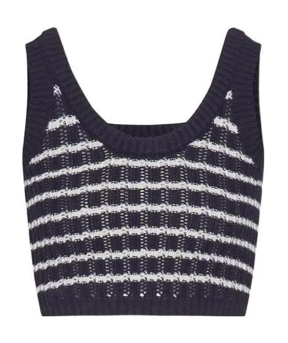Red Valentino Cropped Knit Top