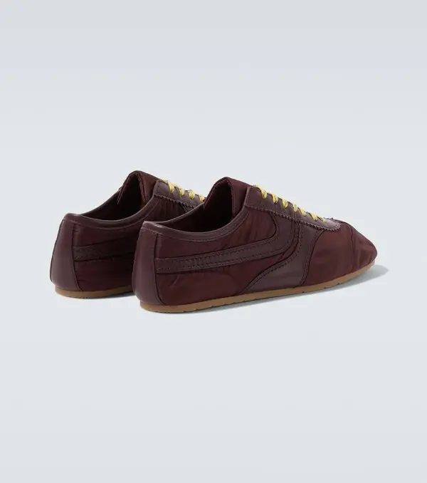 Dries Van Noten Leather-trimmed Sneakers