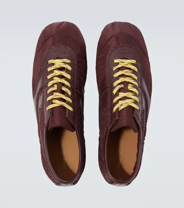Dries Van Noten Leather-trimmed Sneakers