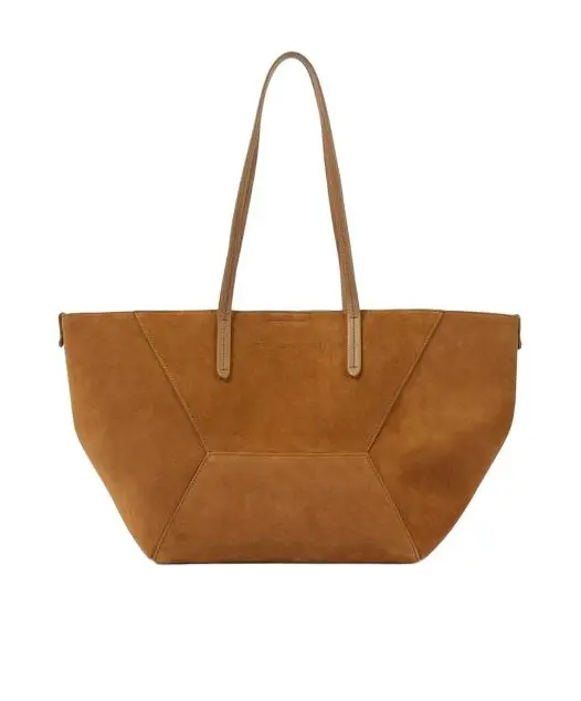 Brunello Cucinelli Duo Large Suede Tote Bag