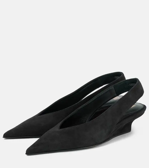 TOTEME Pointed-toe Wedge Heels