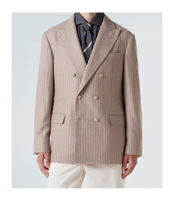 Brunello Cucinelli Long-sleeved Suit Jacket