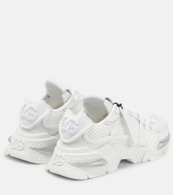 Dolce & Gabbana Airmaster Suede-trimmed Sneakers