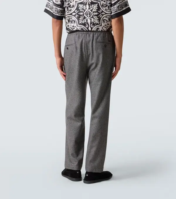 Dolce & Gabbana Elastic Waist Casual Pants