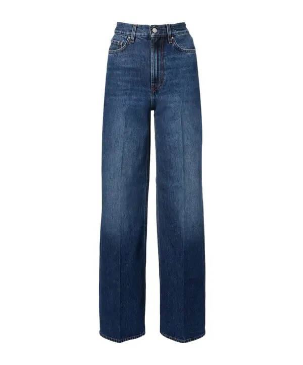 TOTEME High-rise Wide-leg Jeans