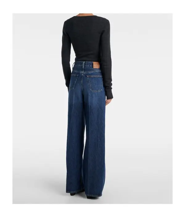 TOTEME High-rise Wide-leg Jeans