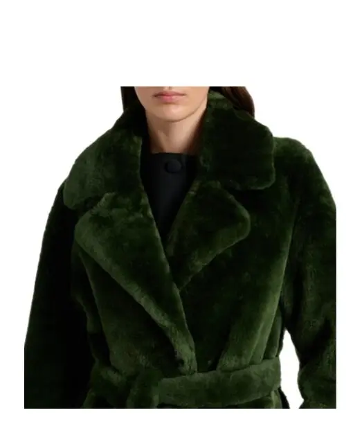 YVES SALOMON Belted Shearling Coat