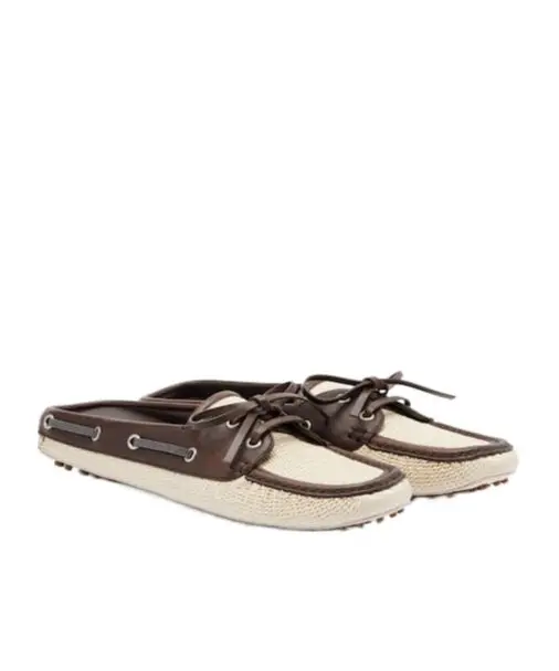 Brunello Cucinelli Monili Canvas Mules