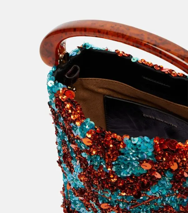 Dries Van Noten Small Sequined Handbag