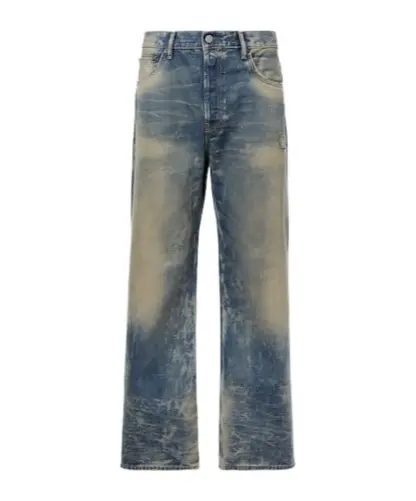 Acne Studios Distressed Wide-leg Jeans