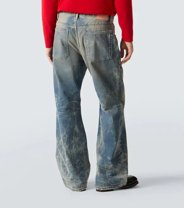 Acne Studios Distressed Wide-leg Jeans