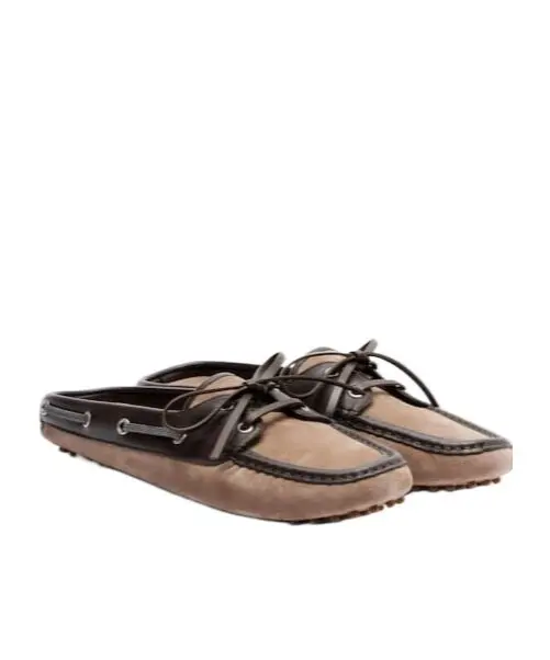 Brunello Cucinelli Monili Suede Mules