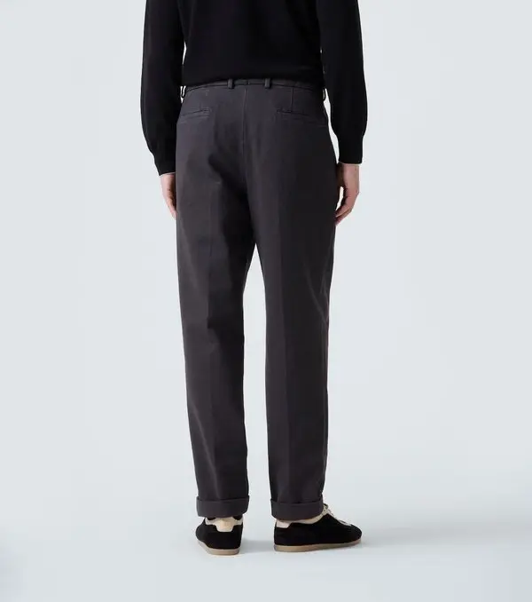Brunello Cucinelli Cotton Straight Pants