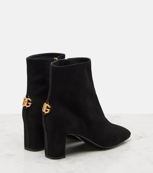 Dolce & Gabbana Dg Suede Ankle Boots