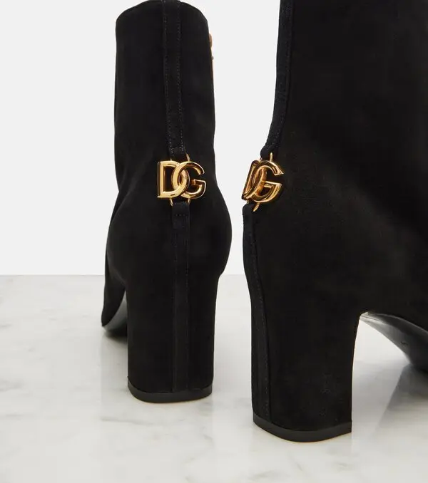 Dolce & Gabbana Dg Suede Ankle Boots