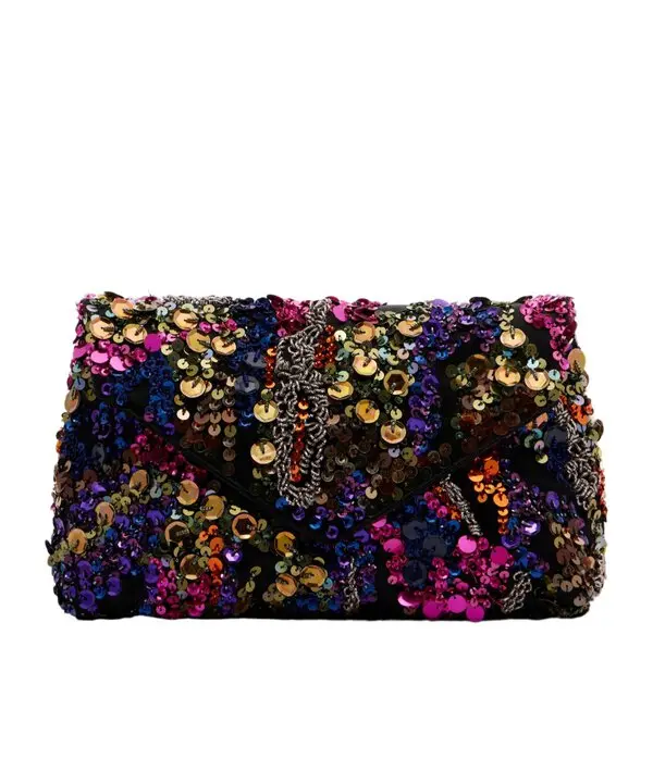 Dries Van Noten Medium Sequin Clutch