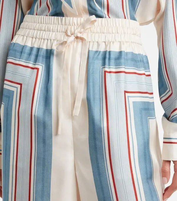 Zimmermann Printed Silk Wide-leg Pants