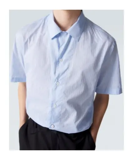 Brioni Striped Cotton Poplin Bowling Shirt