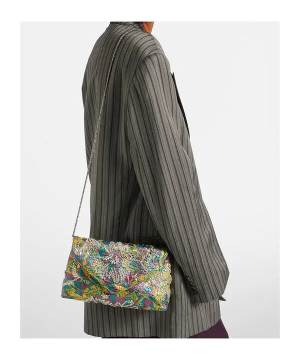 Dries Van Noten Small Jacquard Clutch
