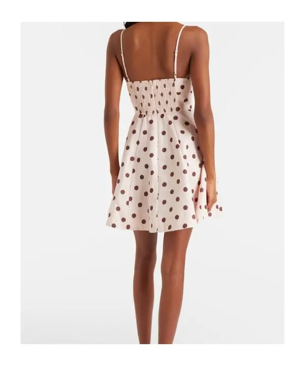 Zimmermann Polka-dot Cotton Minidress