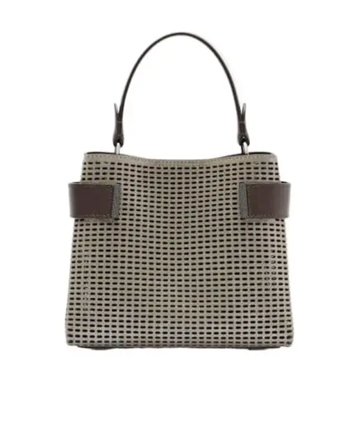 Brunello Cucinelli Essence Small Leather Top-handle Bag