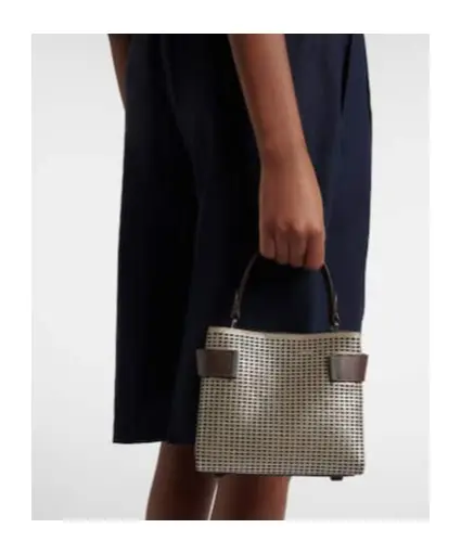 Brunello Cucinelli Essence Small Leather Top-handle Bag