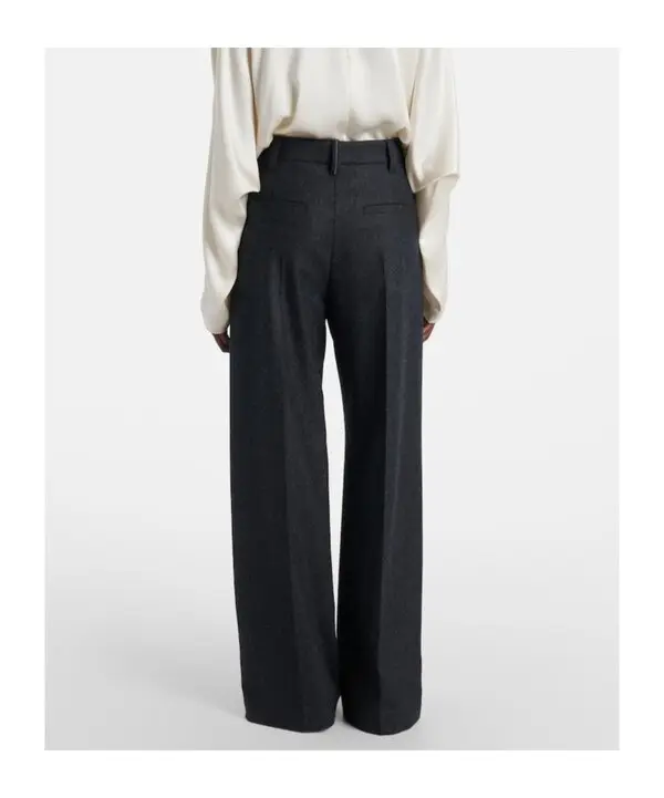 Brunello Cucinelli Virgin Wool Straight Pants