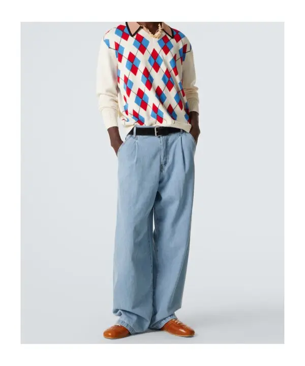 Dries Van Noten Leather Sneakers