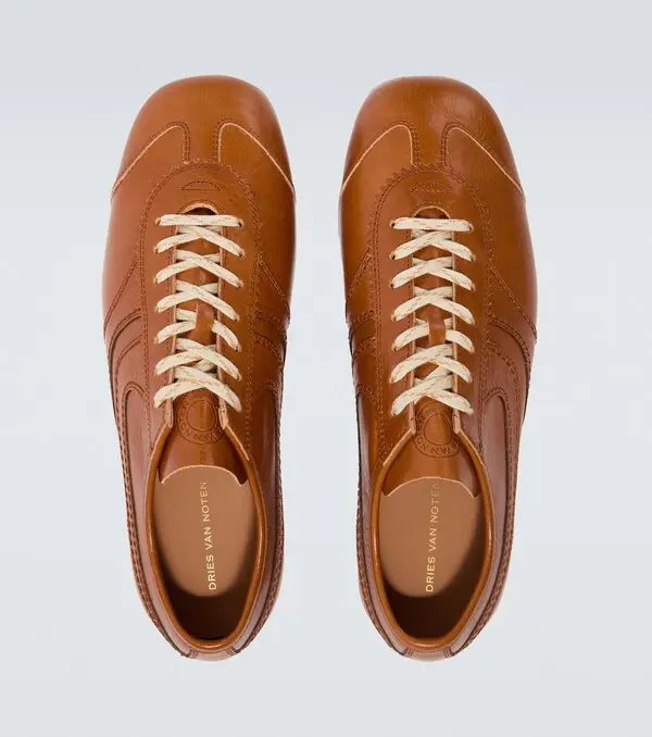 Dries Van Noten Leather Sneakers