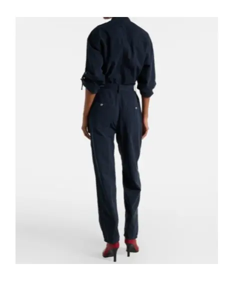 Isabel Marant Étoile Nessime Cotton And Linen Jumpsuit - Black
