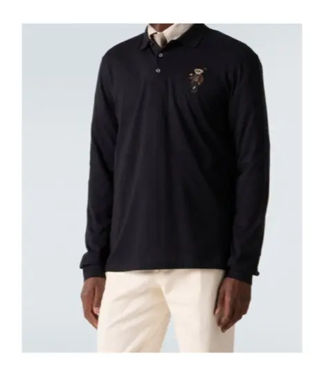 Ralph Lauren Embroidered Cotton And Cashmere Polo Shirt