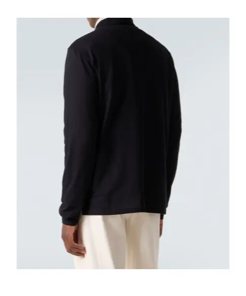 Ralph Lauren Embroidered Cotton And Cashmere Polo Shirt